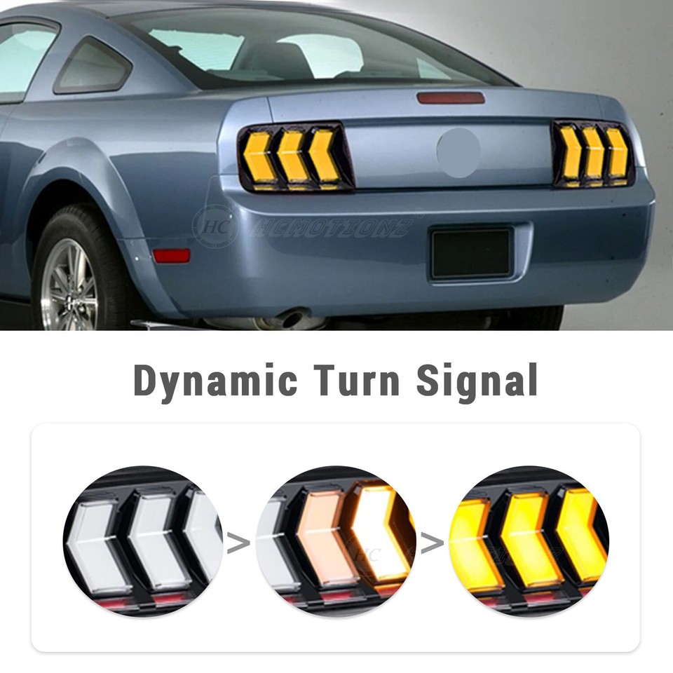 2005-2009 Ford Mustang RGB Tail Light Assembly For Ford Mustang ...