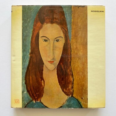 AMEDEO MODIGLIANI RARE 1958 1ST ED LITHOGRAPH PRINT HARDCOVER MODERNIST ...