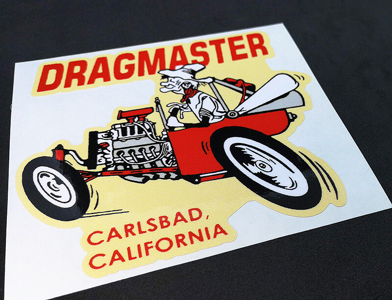 DRAGMASTER Vintage Style DECAL/Vinyl STICKER, racing, hot rod, rat rod, gasser | eBay