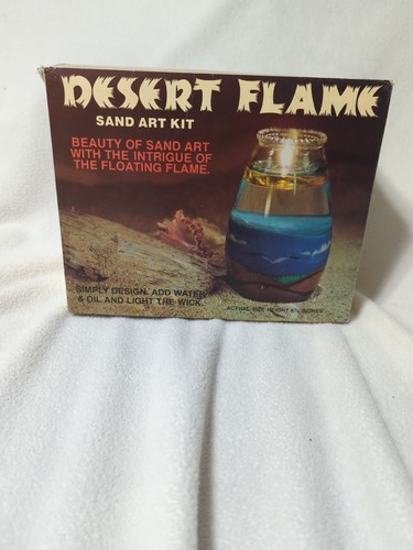 Vintage Desert Flame Sand Art Candle Kit Circa 1970 | eBay