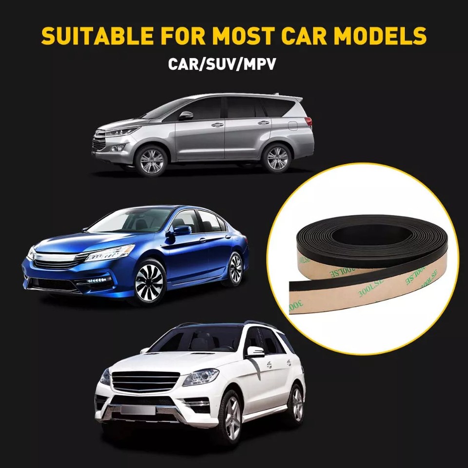 Rubber Weatherstrip Seal Strip Molding Edge Trim Car Door Window ...