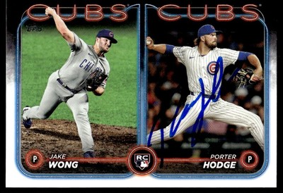 2024 Topps Update Baseball Porter Hodge RC Chicago Cubs #US106 Signed ...