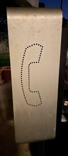 Vintage Payphone Kiosk Telephone Phone Alumin Box Coin Wall Booth Metal ...