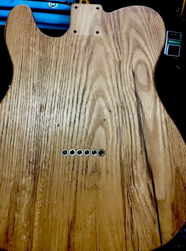 Swamp Ash Telecaster body. With Bridge And Control Panel. P90 Rout ...