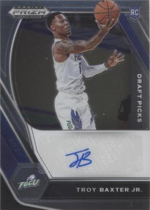 2021-22 Panini Prizm Draft Picks - Draft Picks Autographs Troy Baxter ...