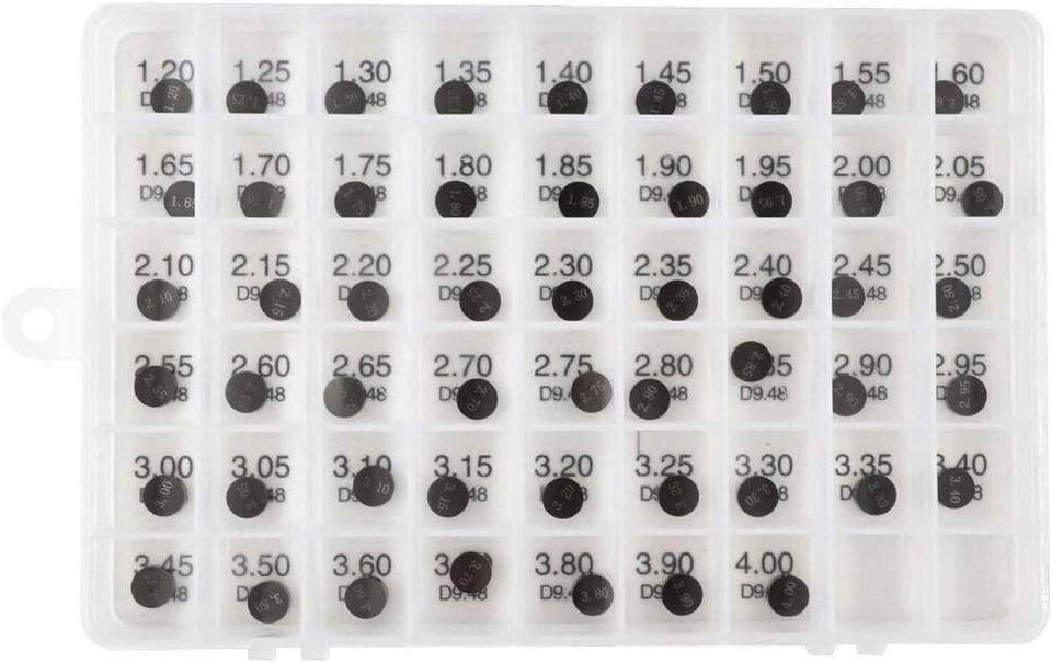 AHL 9.48mm O.D. 1.20mm-4.00mm Thick Adjustable Valve Shim Kit for ...