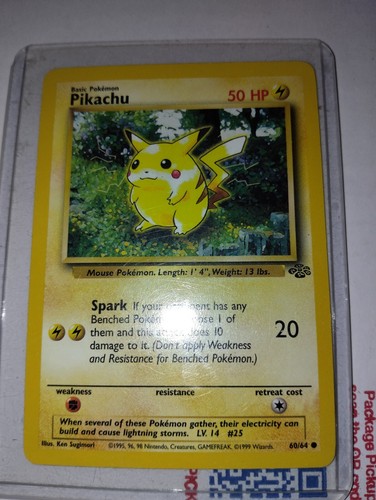 1st Edition - Pikachu - Jungle - Set 60/64 - Pokemon Card | eBay