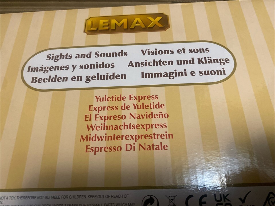 LEMAX Yuletide Express Train Set Holiday Village Animated & Musical | eBay