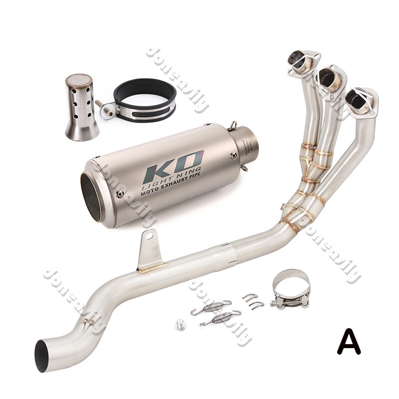 Whole System for Triumph Trident 660 2021-2023 Baffle Muffler Exhaust ...
