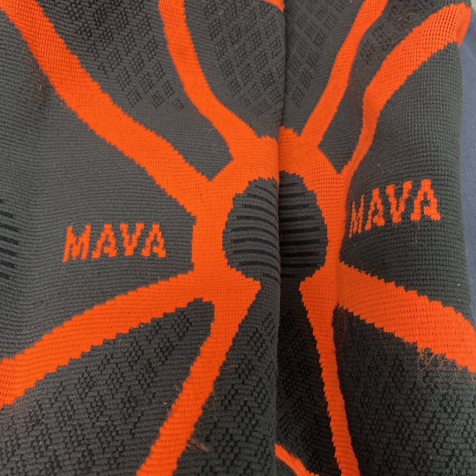 Mava Sports Reflexology Knee Support Sleeve Black & Red Men's Med | eBay