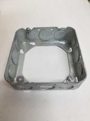 RACO 202 4" Square Box Extension Ring 1-1/2" High 3/4" KO Box of 17 | eBay