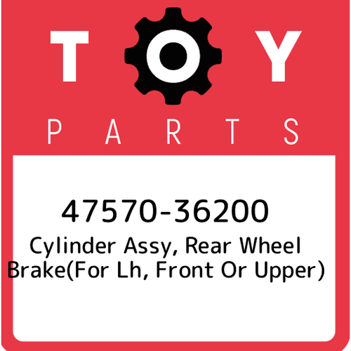 47570-36200 Toyota Cylinder assy, rear wheel brake(for lh, front or ...