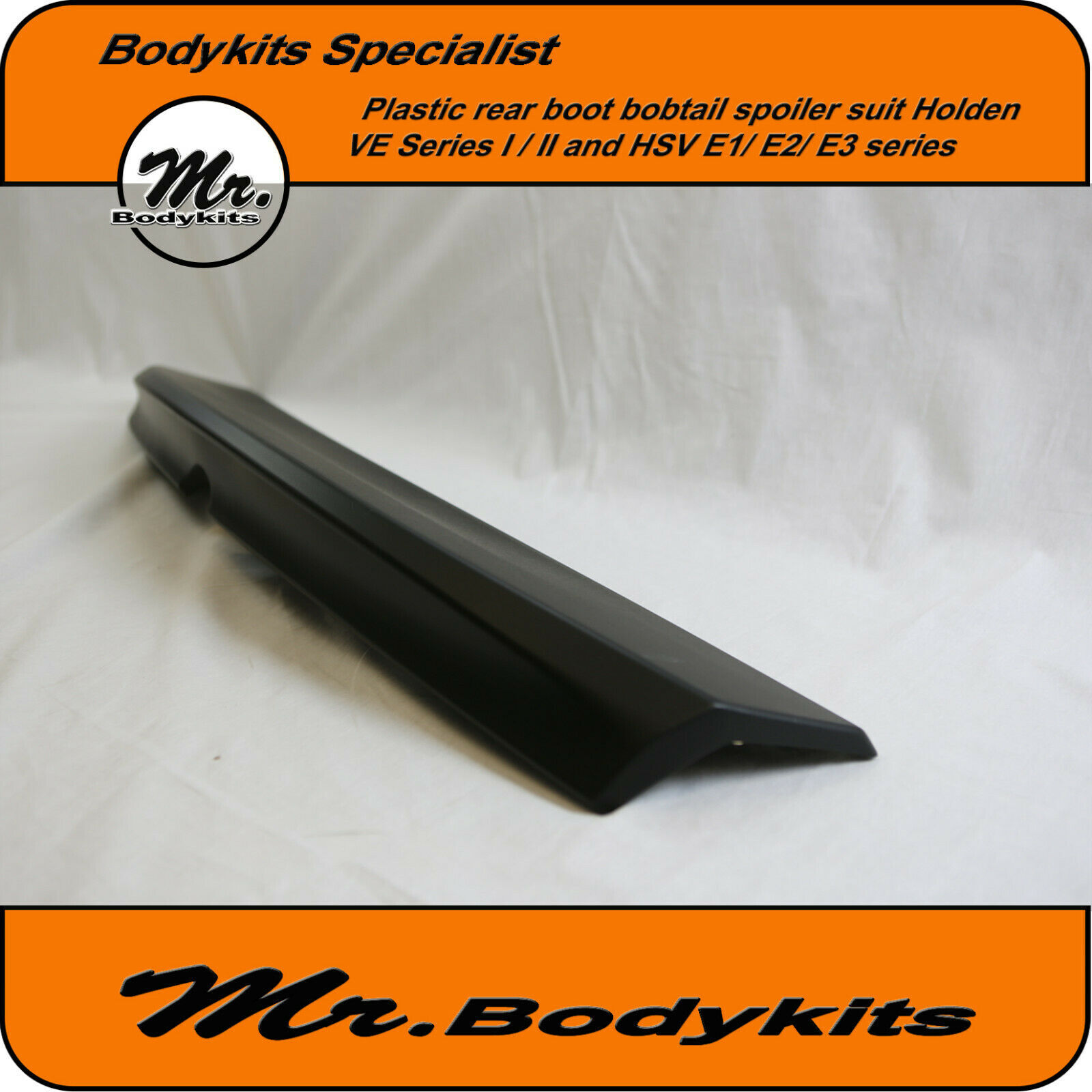 PLASTIC REAR BOOT BOBTAIL SPOILER WING FOR COMMODORE VE SS/SS V/SV6 ...