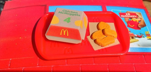 LIL McDonalds Happy Meal Toy 2025 Mini Chicken Nugget 4pc. #04 04 236 ...
