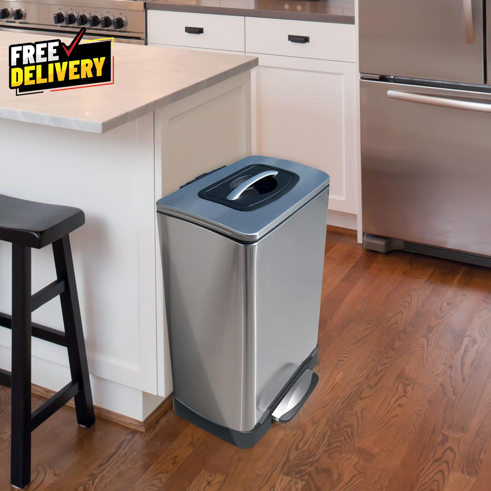 Trash Krusher Manual Trash Compactor 40 L Stainless Steel..... | eBay