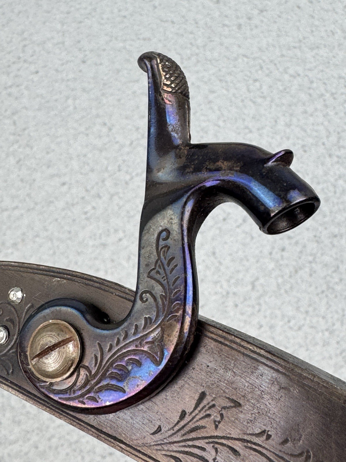 Russ Hamm Percussion Lock Plate And Hammer Dixie Hawken Blackpowder | eBay