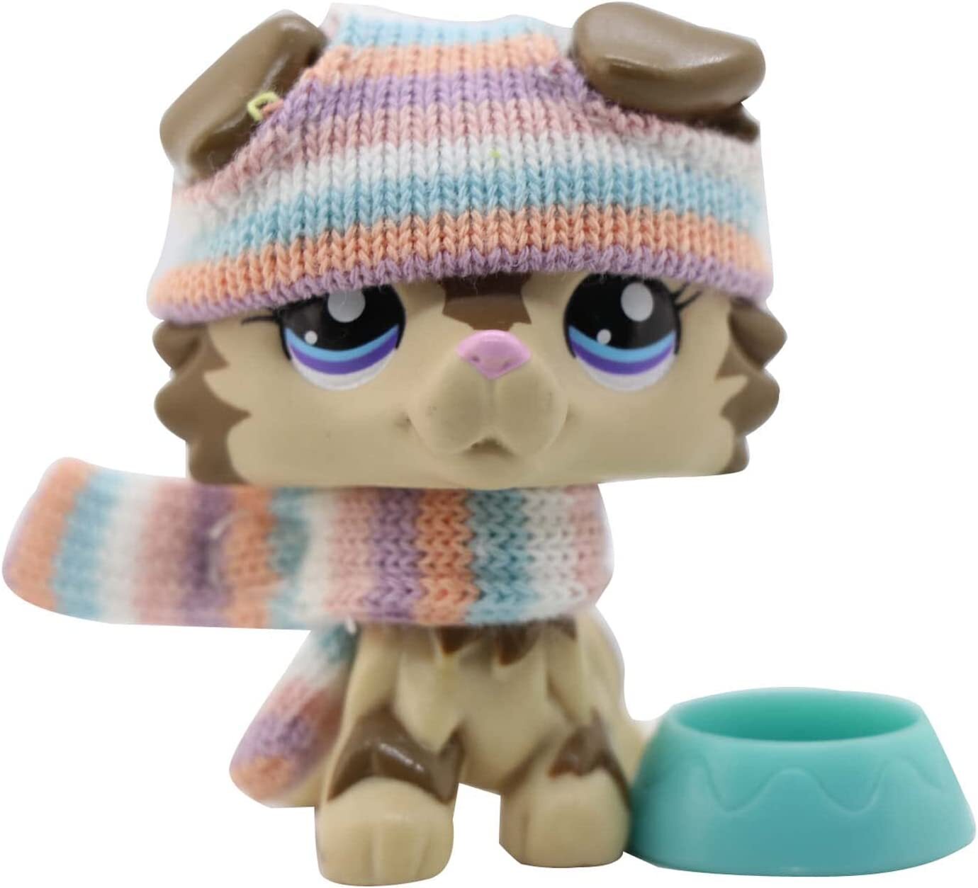 lps Collie dog #2210 Stripe Tan and Brown Purple Eyes with lps ...