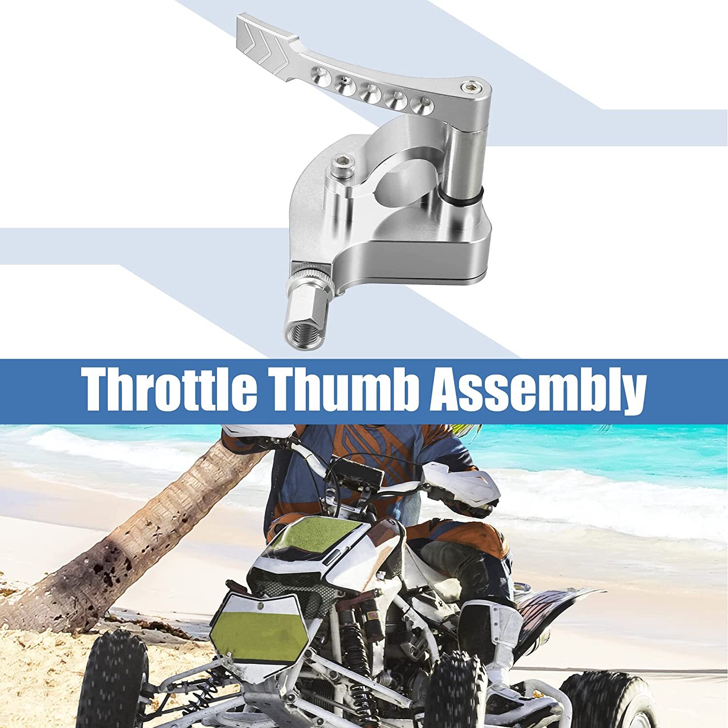 Billet Thumb Throttle Assembly YFZ450 For Yamaha Raptor 350 660 700 ...