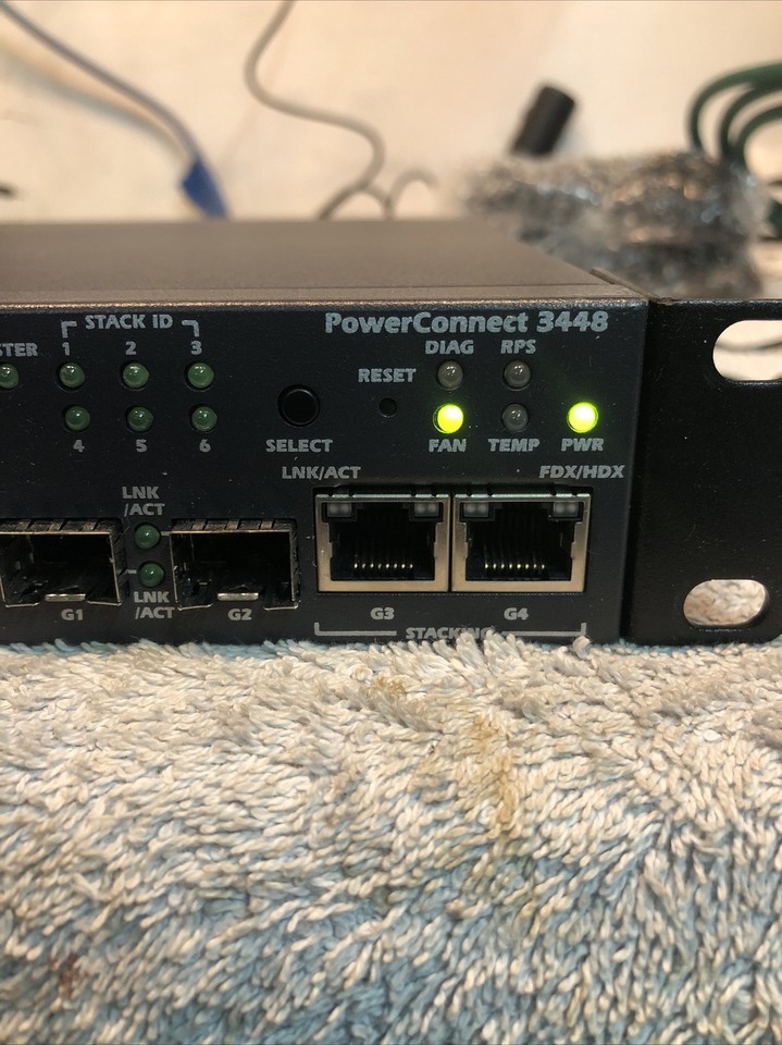 Dell PowerConnect 3448 48-Port 10/100 PoE Managed Network Switch | eBay