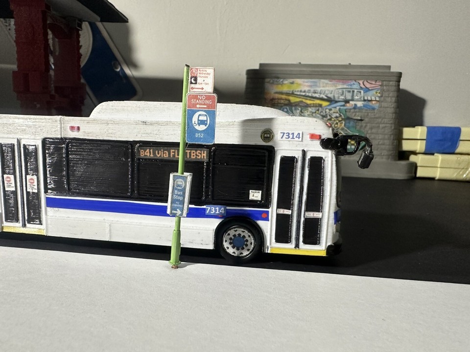 MTA Customize Bus Stops For 1:50 / 1:87 Scaled | eBay