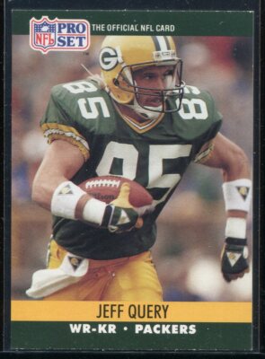 1990 Pro Set Football Jeff Query #506 Green Bay Packers | eBay
