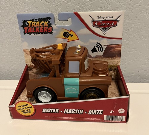 NEW Disney Pixar Cars Track Talkers Mater 5.5" Tow Truck Sound Effects ...