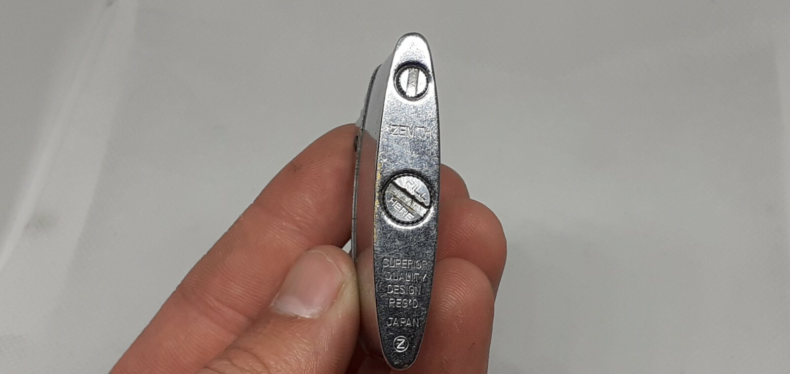 vintage Lighter ZENITH Superior Quality Design REGD japan(Item must be ...