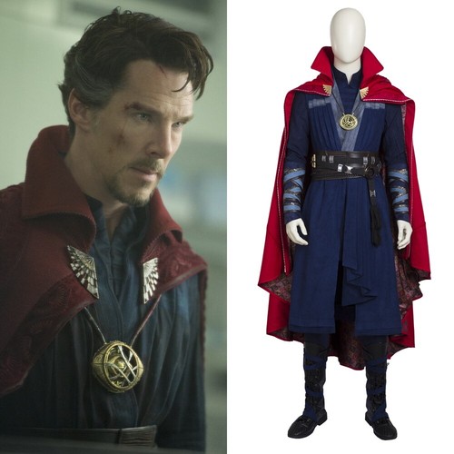 Doctor Strange Stephen Strange Costume Cosplay Suit With Cloak Handmade ...