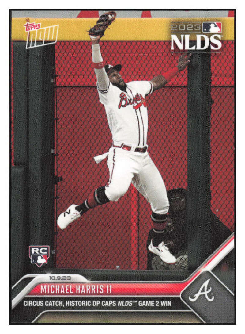 MICHAEL HARRIS RC 2023 Topps NOW #984 ROOKIE Braves NM+-MT+ MLB Basebal ...