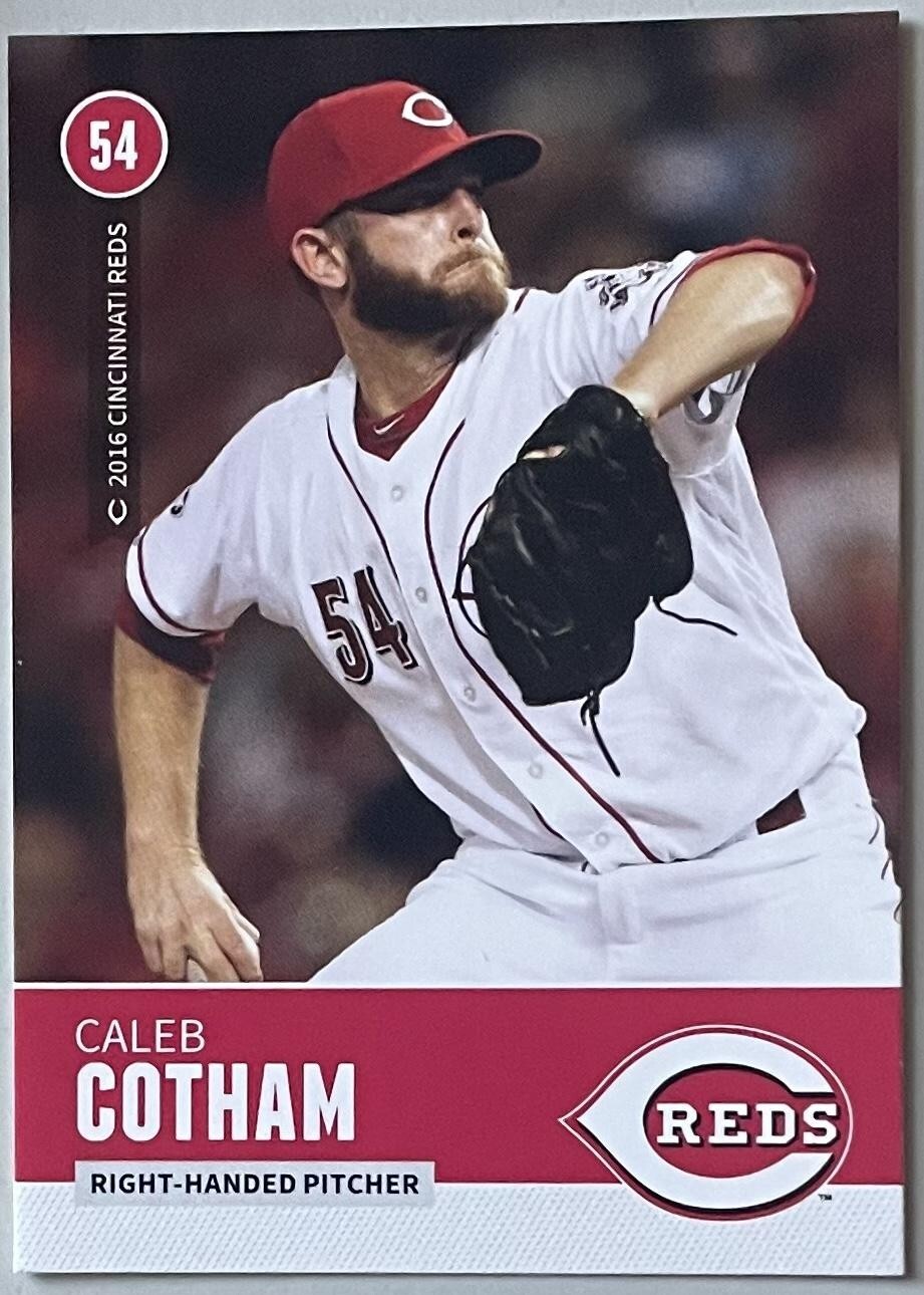 CALEB COTHAM, 2016 "KAHN'S" CARD, TEAM ISSUED, REDS SUPERSTAR ! | eBay