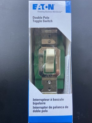 Eaton Double Pole Single Throw 30 Amp 120-277 Volt Toggle Switch | eBay