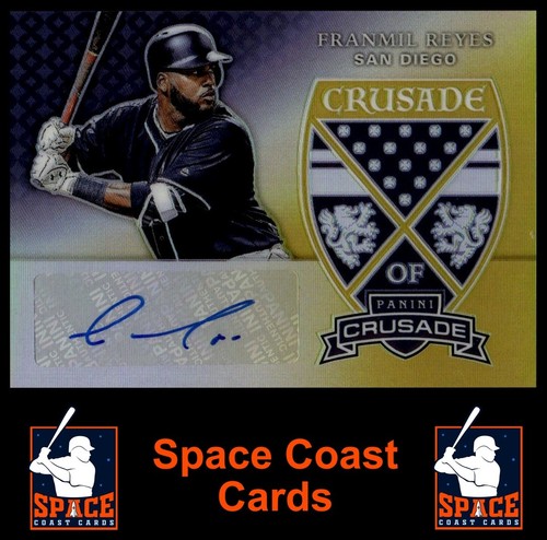 2018 Panini Chronicles #CS-FR Franmil Reyes Crusade Signatures Gold ...