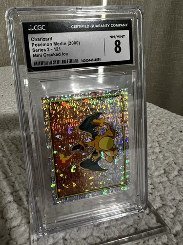 CHARIZARD 2000 MERLIN POKEMON PRISM Sticker #121 Series 2 - CGC 8 | eBay