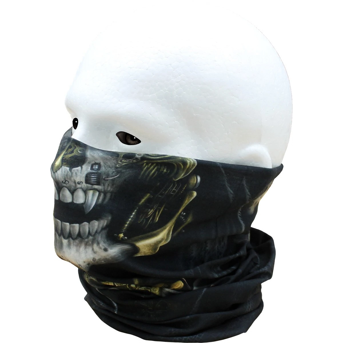Spiral+Steam+Punk+Reaper+Face+Mask+-+Black for sale online | eBay