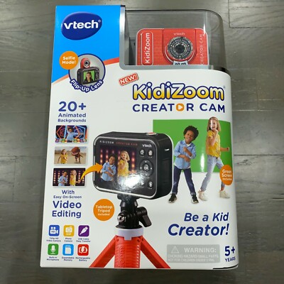 VTech KidiZoom Creator Cam HD Video Kids' Digital Camera Green Screen ...