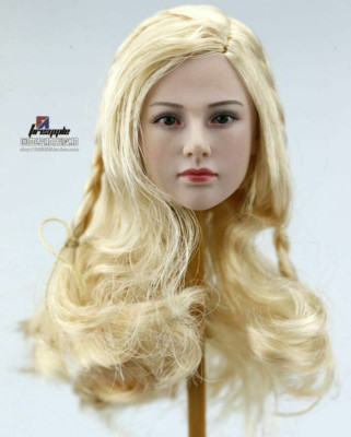 US TBLeague 1/6 Tariah Silver Valkyrie Head Sculpt Blonde For 12 ...