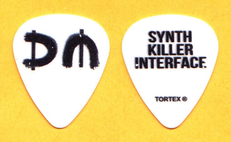 Depeche Mode Synth Killer Interface White Guitar Pick - 2023 Memento ...
