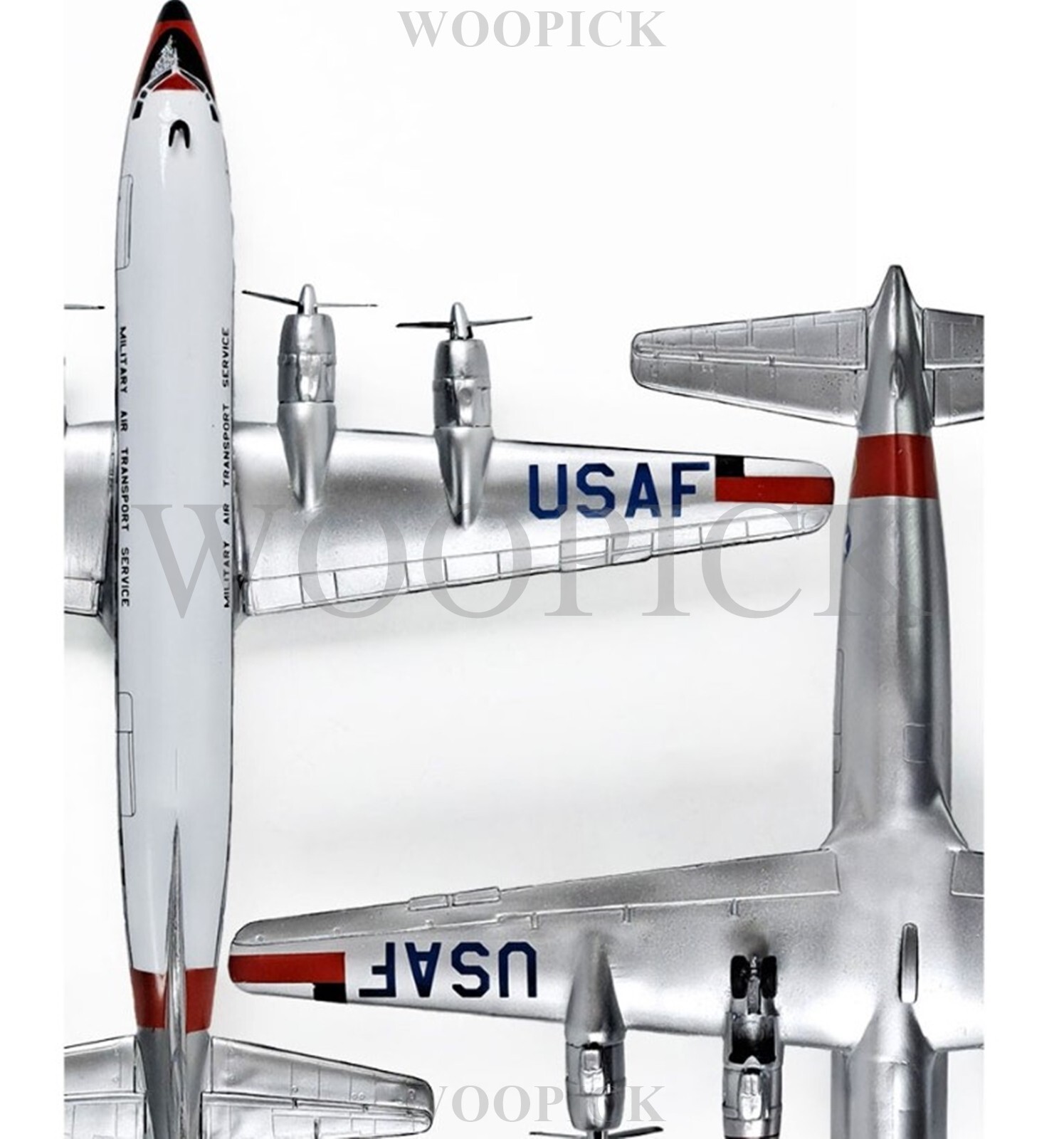 Academy 1/144 USAF C-118 Liftmaster US Air-force Aircraft Model kit Toy ...