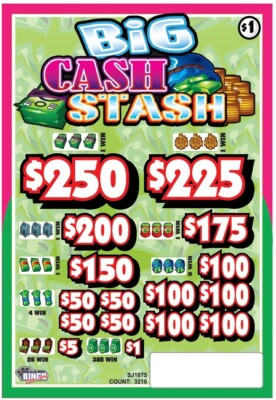 NEW pull tickets BIG CASH STASH - Instant Tabs | eBay