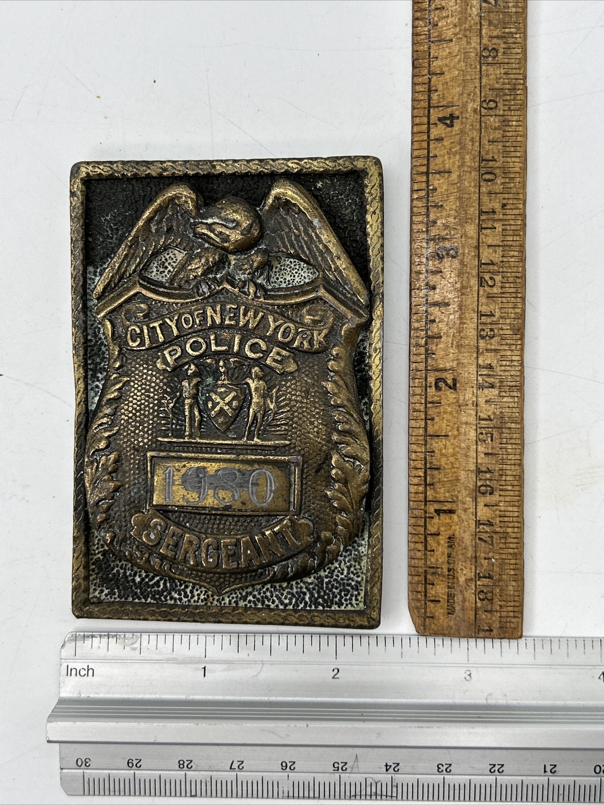 City of New York Police Sergeant Shield Badge NYPD Sg… - Gem