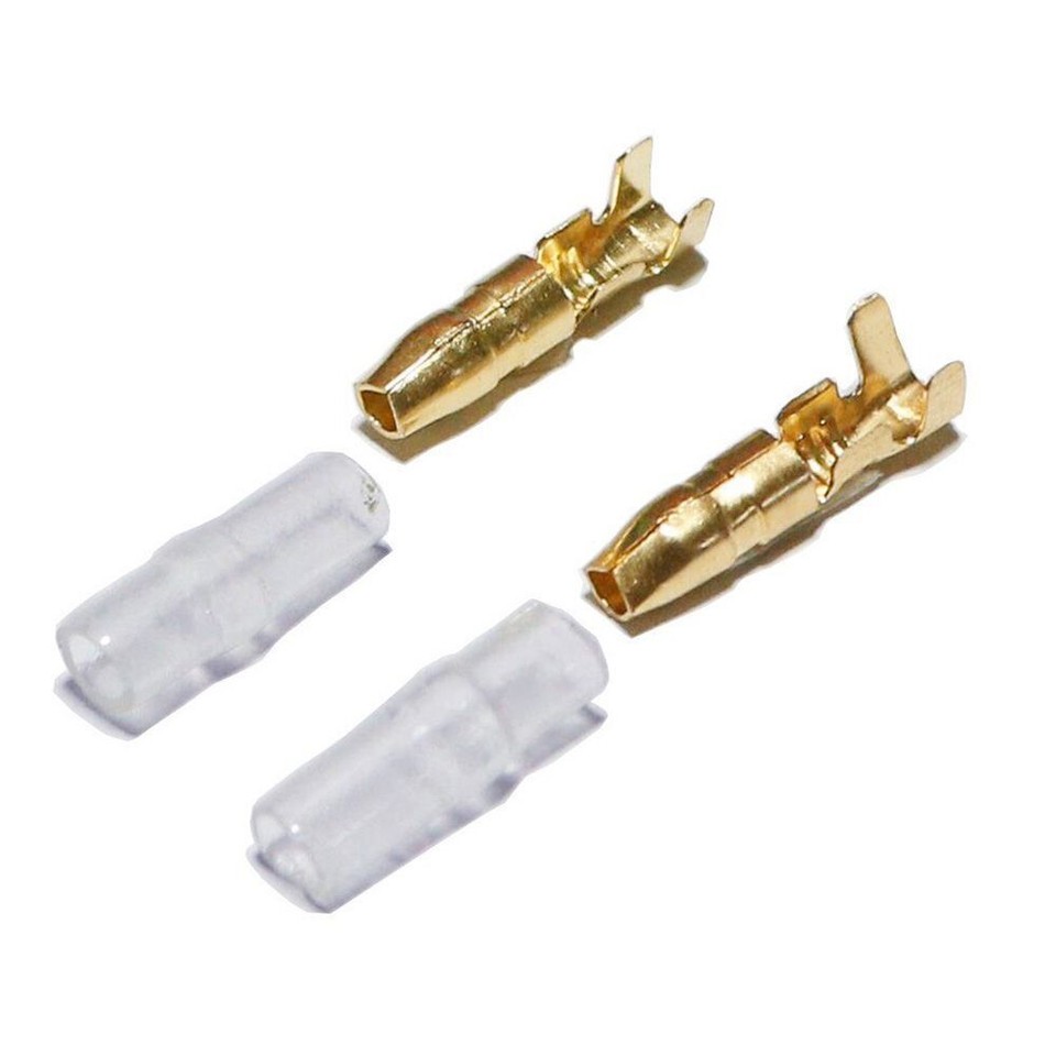 Plated Transparent Sheath Wire Connection Male Female Terminal ...