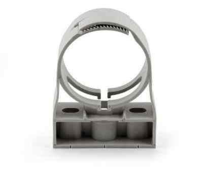 3" PVC White Pipe Hanger / Mounting Bracket UV Stable Quality plumbing ...