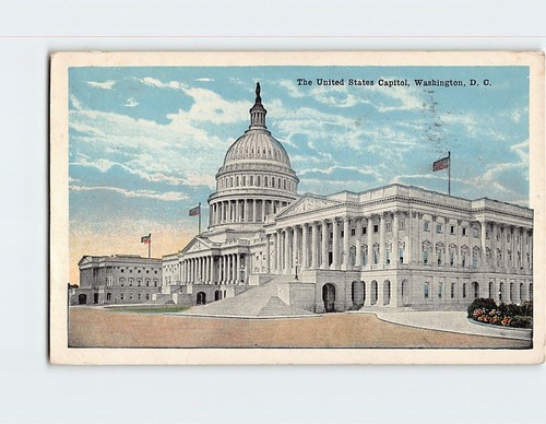 Postcard The United States Capitol Washington DC | eBay