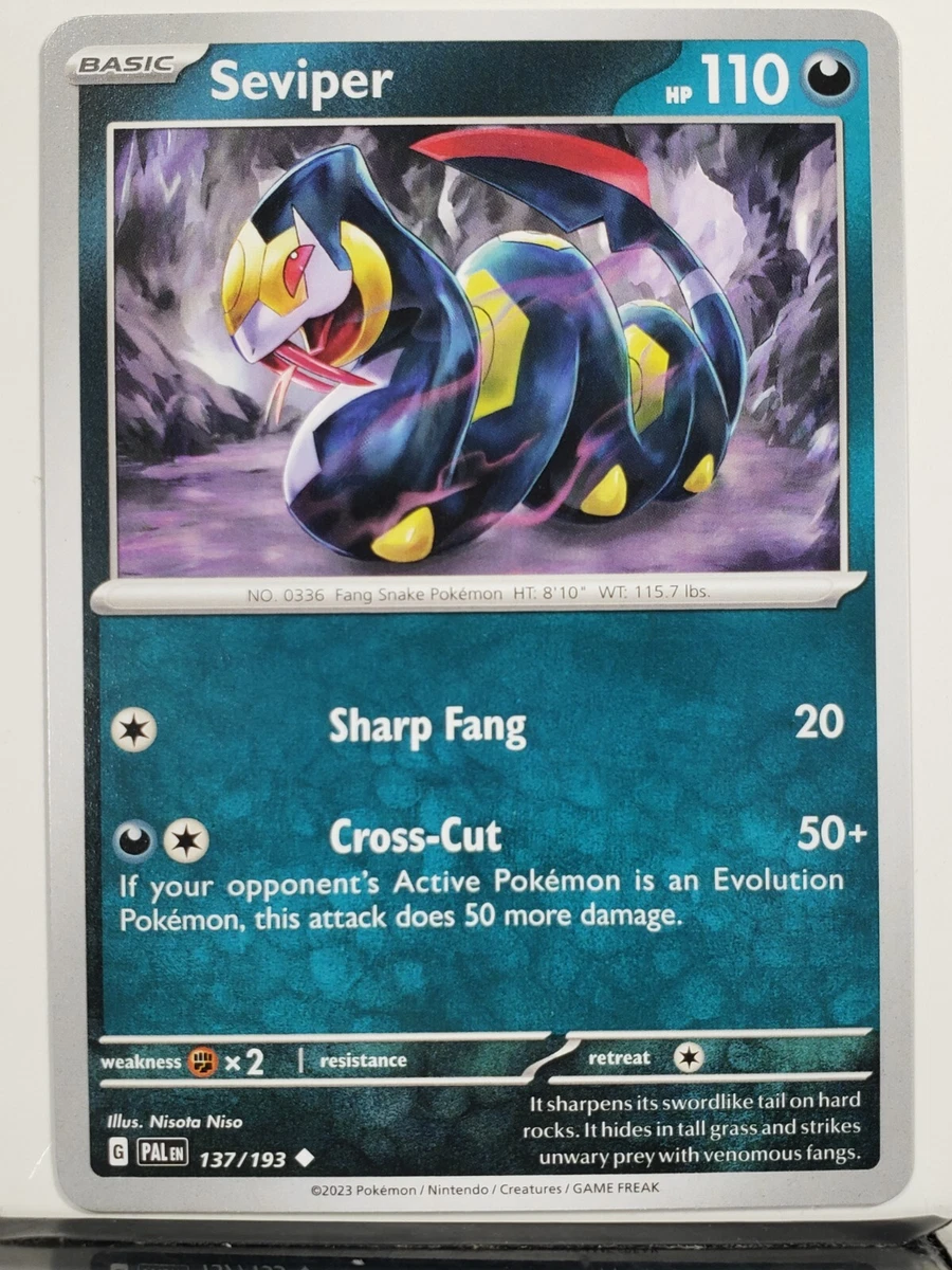 Seviper Evolution Card