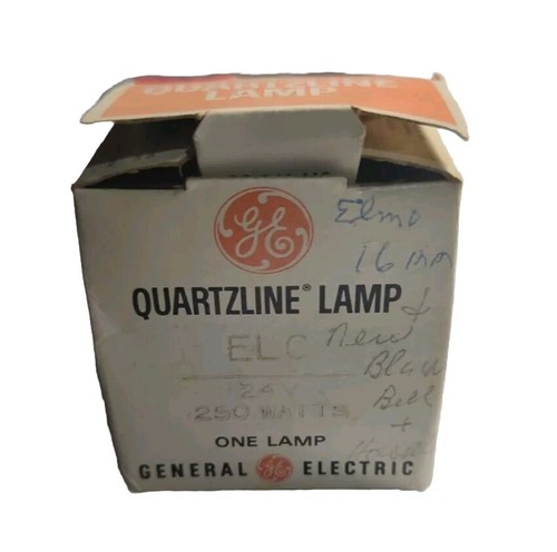 General Electric Quartzline Projection Lamp ELC 250W 24V | eBay
