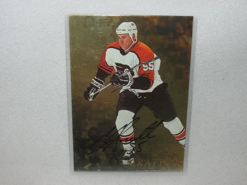 Chris Gratton * 1998/99 Be A Player * Gold Autograph * On Card * Flyers ...