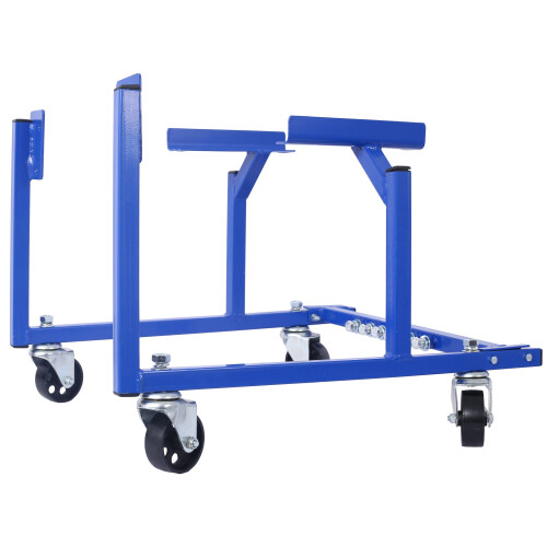 Engine Cradle with Wheels Powder Coat 3in Heavy Duty Steel Construction ...