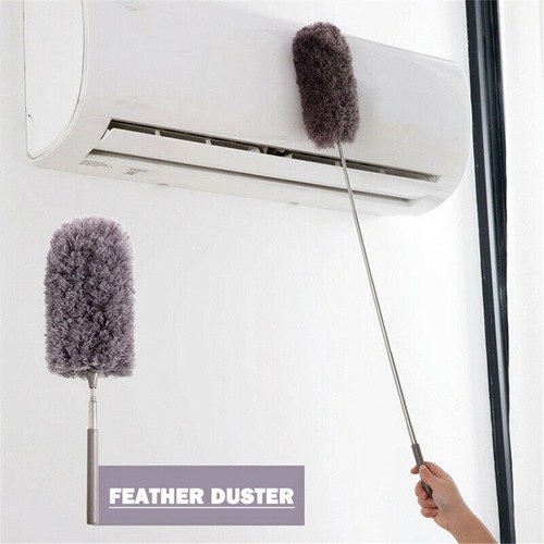 Mini Travel Durable Feather Duster Long Extendable Duster Telescopic ...