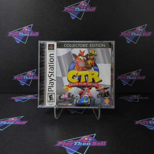 CTR Crash Team Racing Collectors Edition PS1 PlayStation 1 - Complete ...