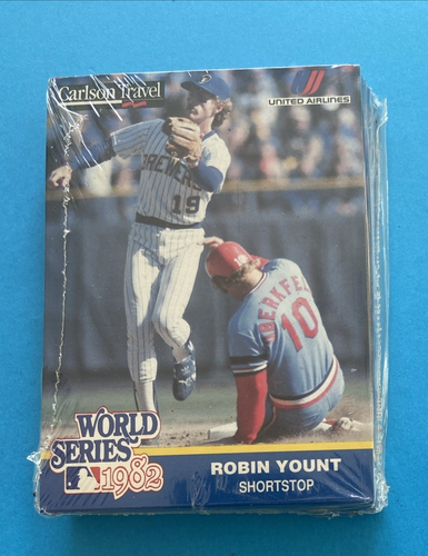 1982 Carlson Travel Milwaukee Brewers World Series Sealed Set - Yount ...